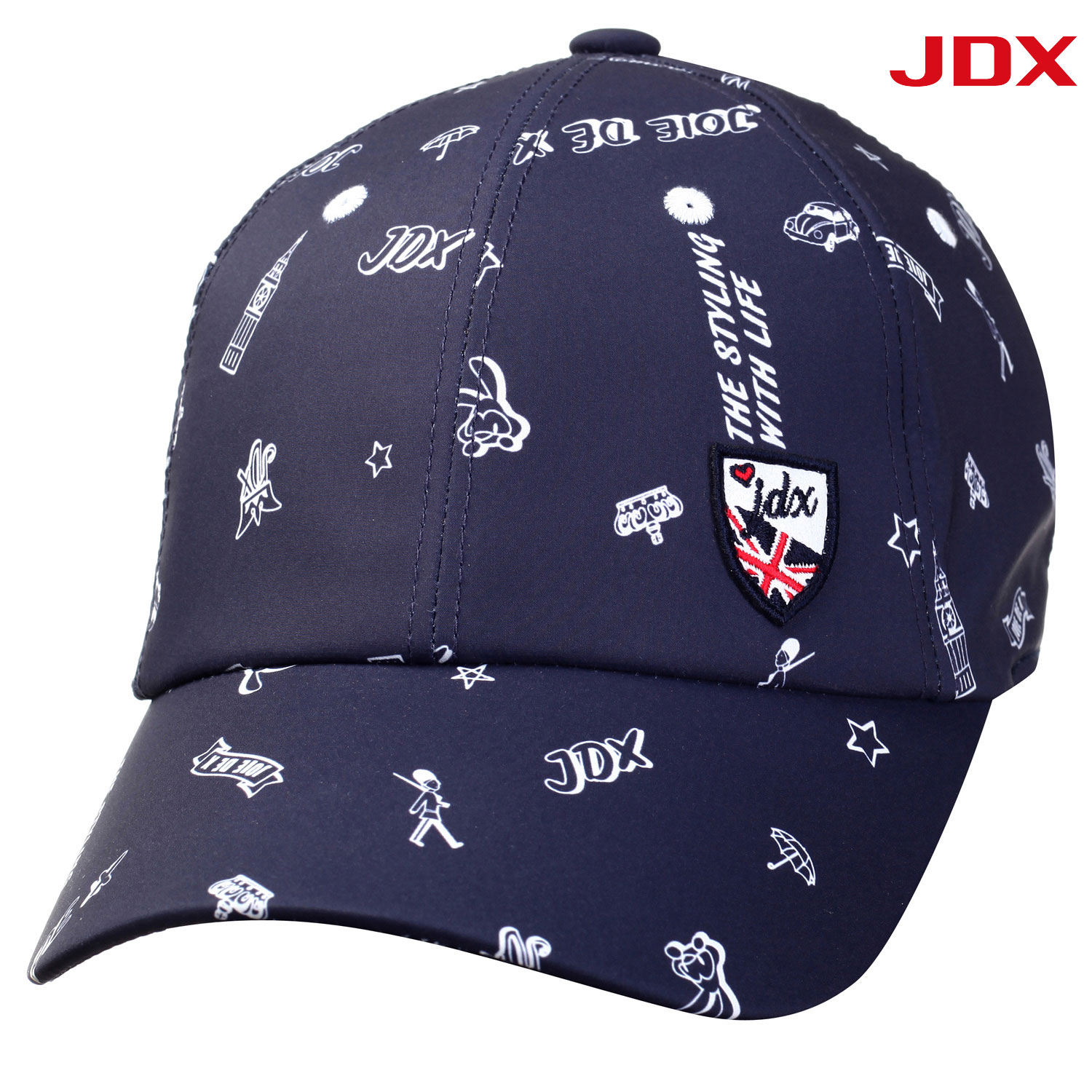 [핫딜] JDX 여성 병정 패턴 육각캡 X2QFCPW52DN - 딜팡 - 골프용품 전문쇼핑몰