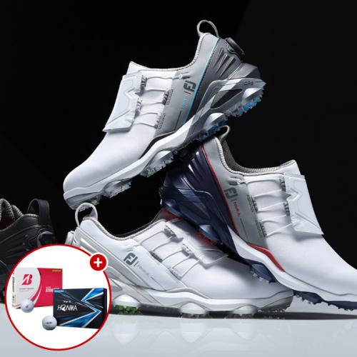 핫딜 전시상품 풋조이 New 투어 알파 보아 플래그십 스파이크 방수 남성 여성 골프화 브랜드 골프공 3피스 2더즌 딜팡 골프용품 전문쇼핑몰