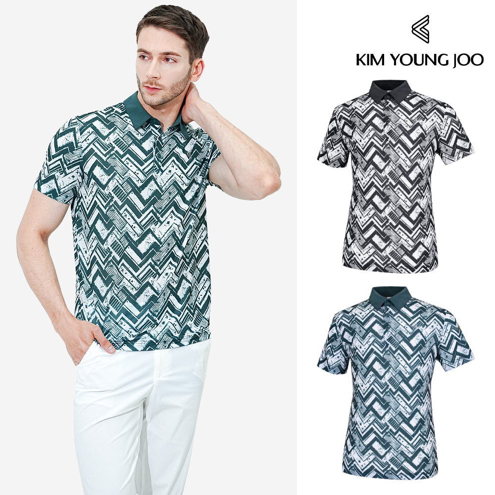 트리플딜 김영주 남성 골프웨어 여름 메트릭 냉감 쿨링 메쉬 기능성 반팔 카라 티셔츠 스포츠 상의 딜팡 골프용품 전문쇼핑몰