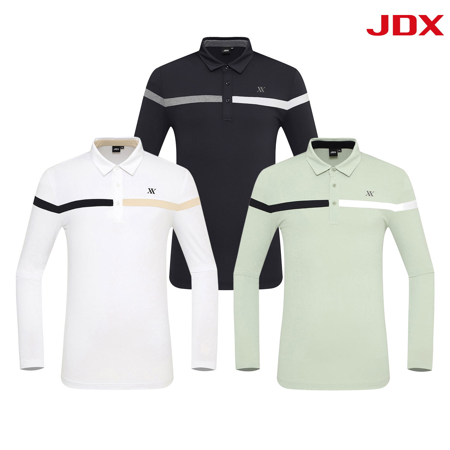 [핫딜] [JDX] 남성 보더 배색 제에리 3종 택 1(X2TLU1443) - 딜팡 - 골프용품 전문쇼핑몰