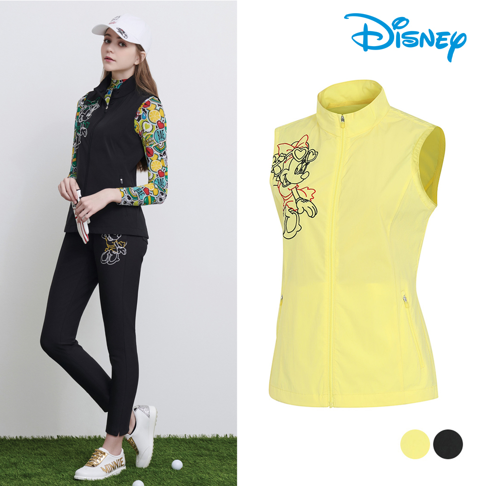 핫딜 디즈니골프 여성 하프넥 메쉬 셔링 플리츠 바람막이 조끼 베스트 Dk1lwv001 딜팡 골프용품 전문쇼핑몰