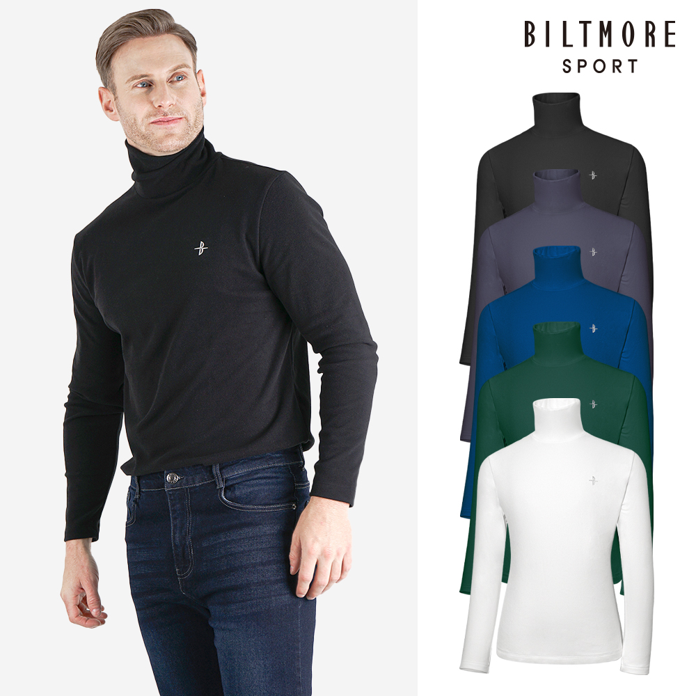 핫딜 11 빌트모아 남성 골프웨어 양면 기모 마이크로 극세사 솔리드 터틀 티셔츠 딜팡 골프용품 전문쇼핑몰