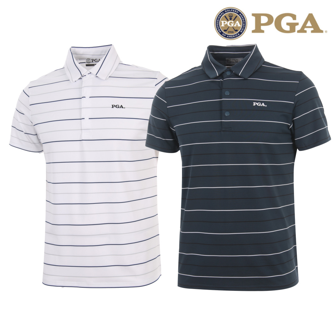 [핫딜] PGA 24 SS 남성 빅 스트라이프 냉감 반팔 PK티셔츠 PGMTS42322 - 딜팡 - 골프용품 전문쇼핑몰