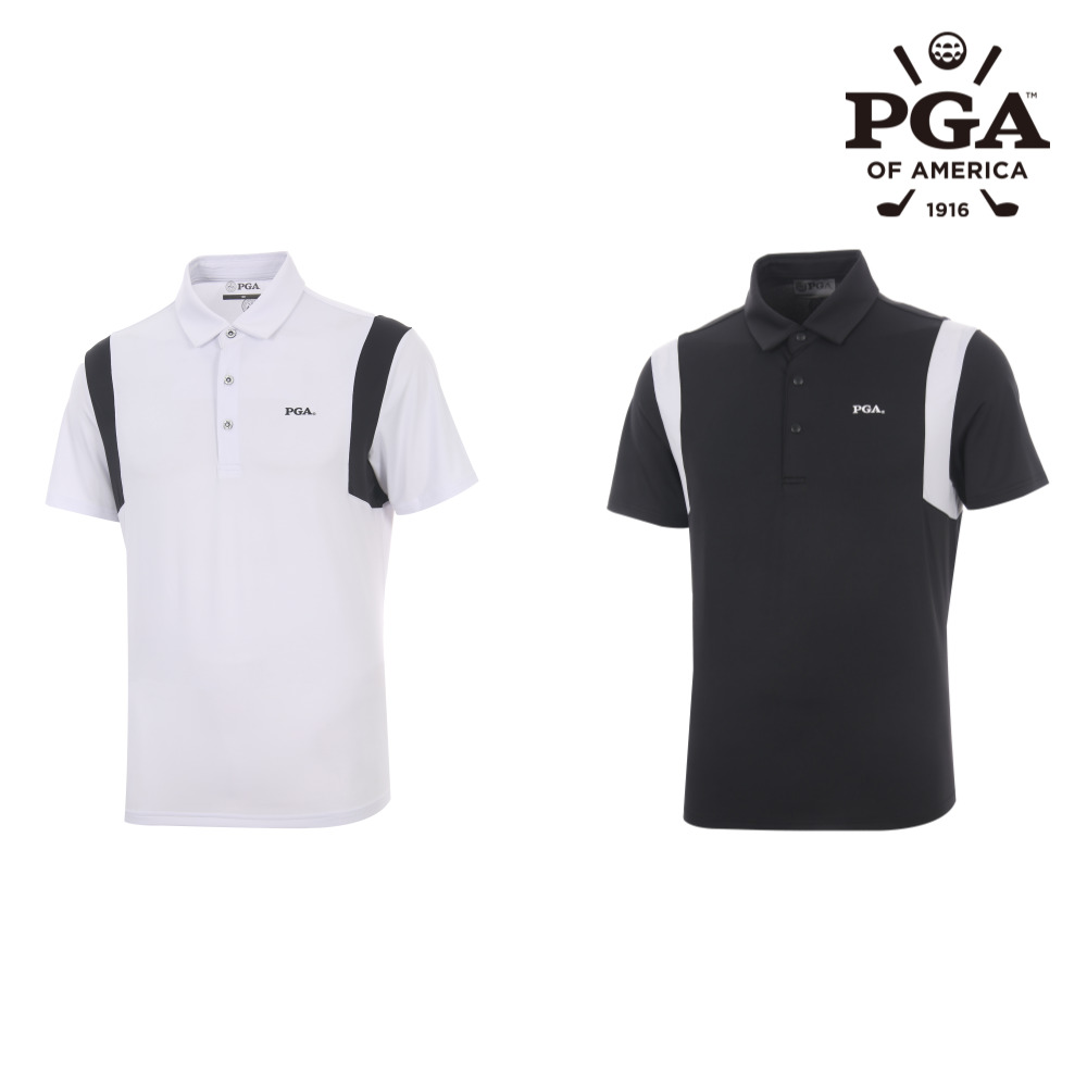 [핫딜] PGA 남성 암홀 포인트 반팔 PK 티셔츠 PGMTS42303 - 딜팡 - 골프용품 전문쇼핑몰