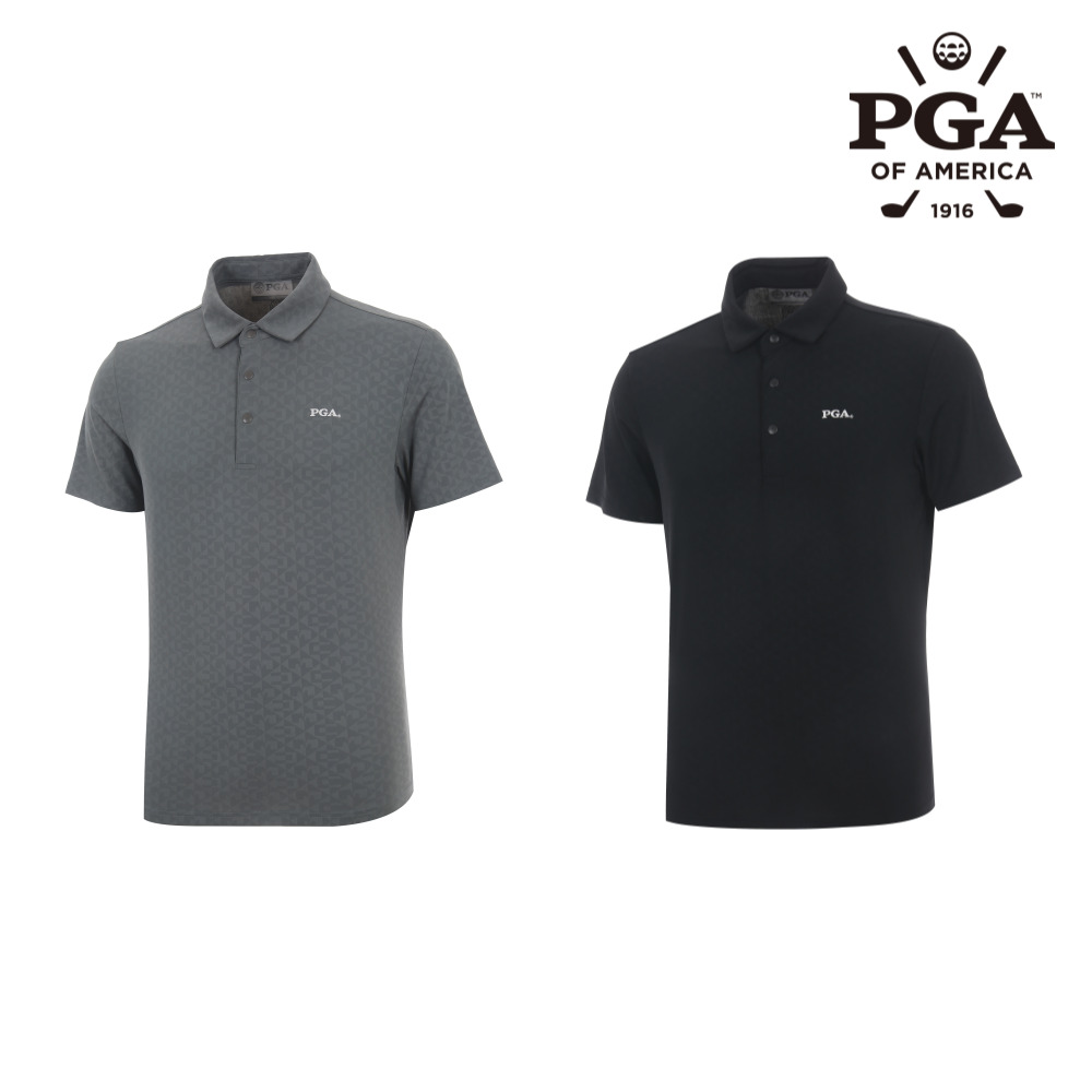 [핫딜] PGA 남성 멀티 엠보패턴 반팔 PK 티셔츠 PGMTS42308 - 딜팡 - 골프용품 전문쇼핑몰