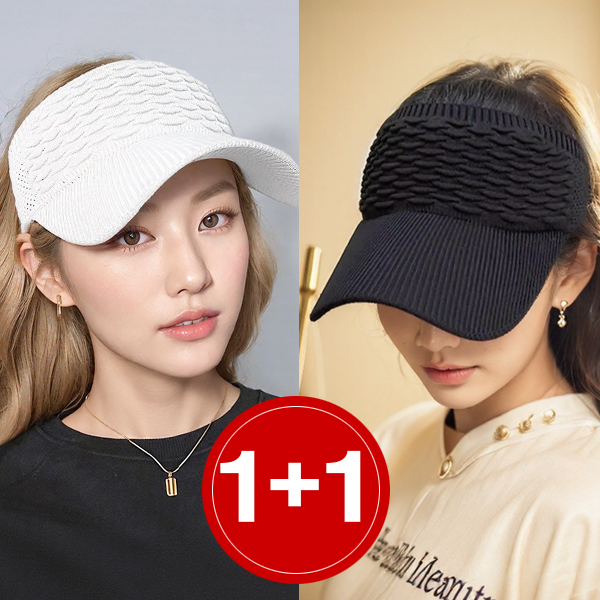 핫딜 11 더간다 여성 골프 썬캡 자외선차단 여름 바이저 모자 블랙 화이트 베이직 딜팡 골프용품 전문쇼핑몰